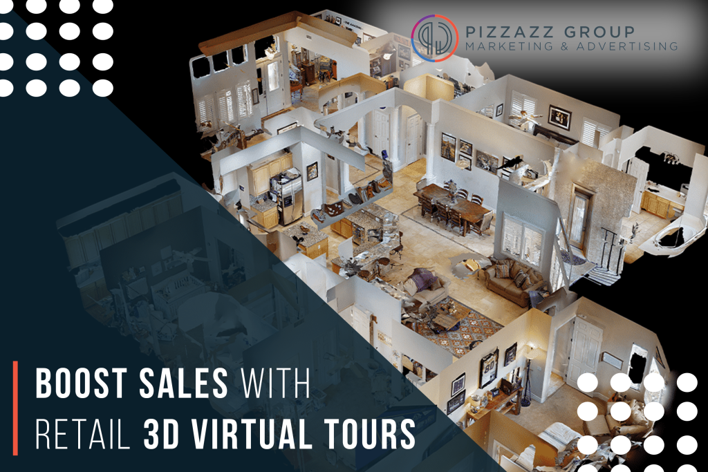Retail 3D Virtual Tours: Pizzazz Group Columbus, OH
